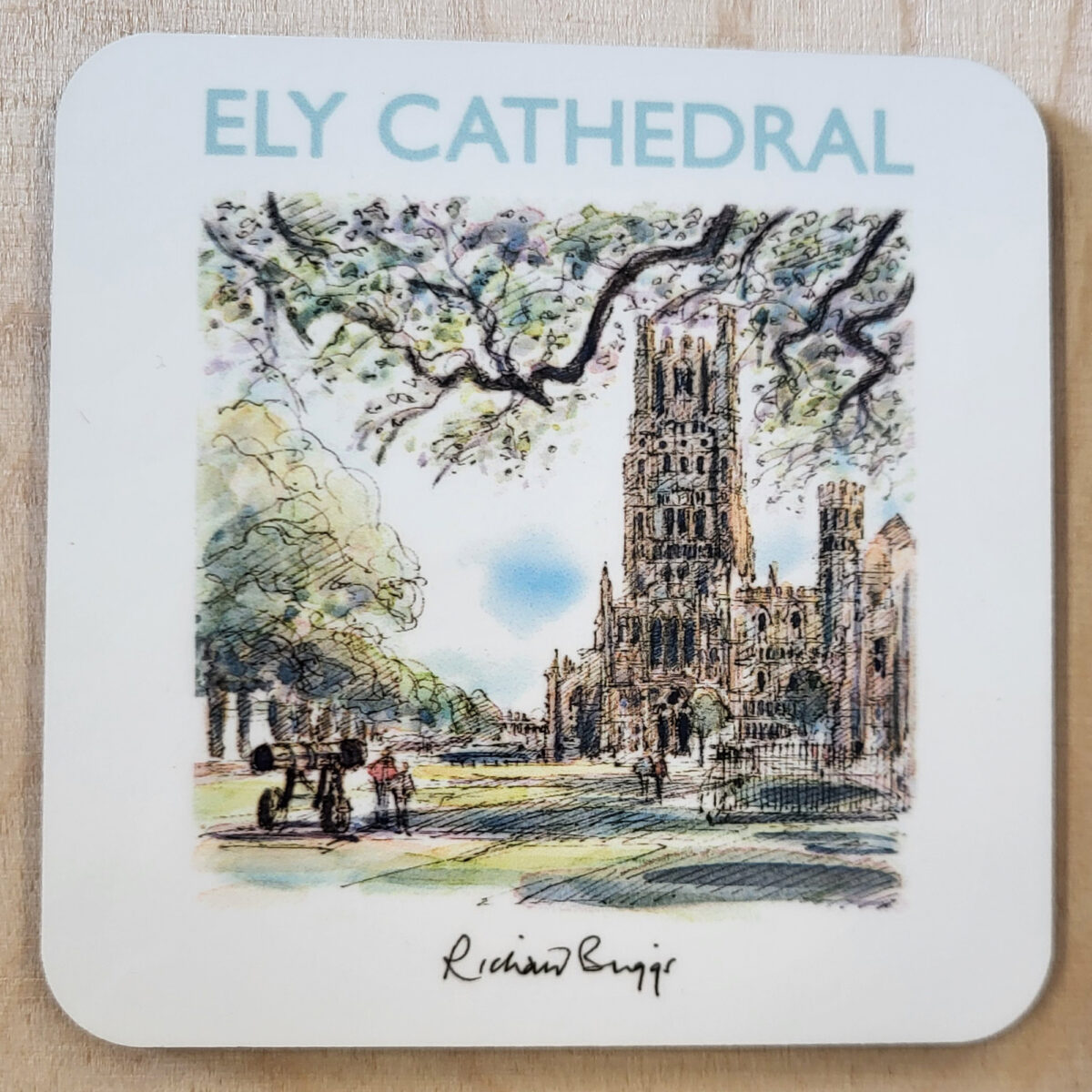 Ely Cathedral - Richard Briggs coaster - Ely Cathedral